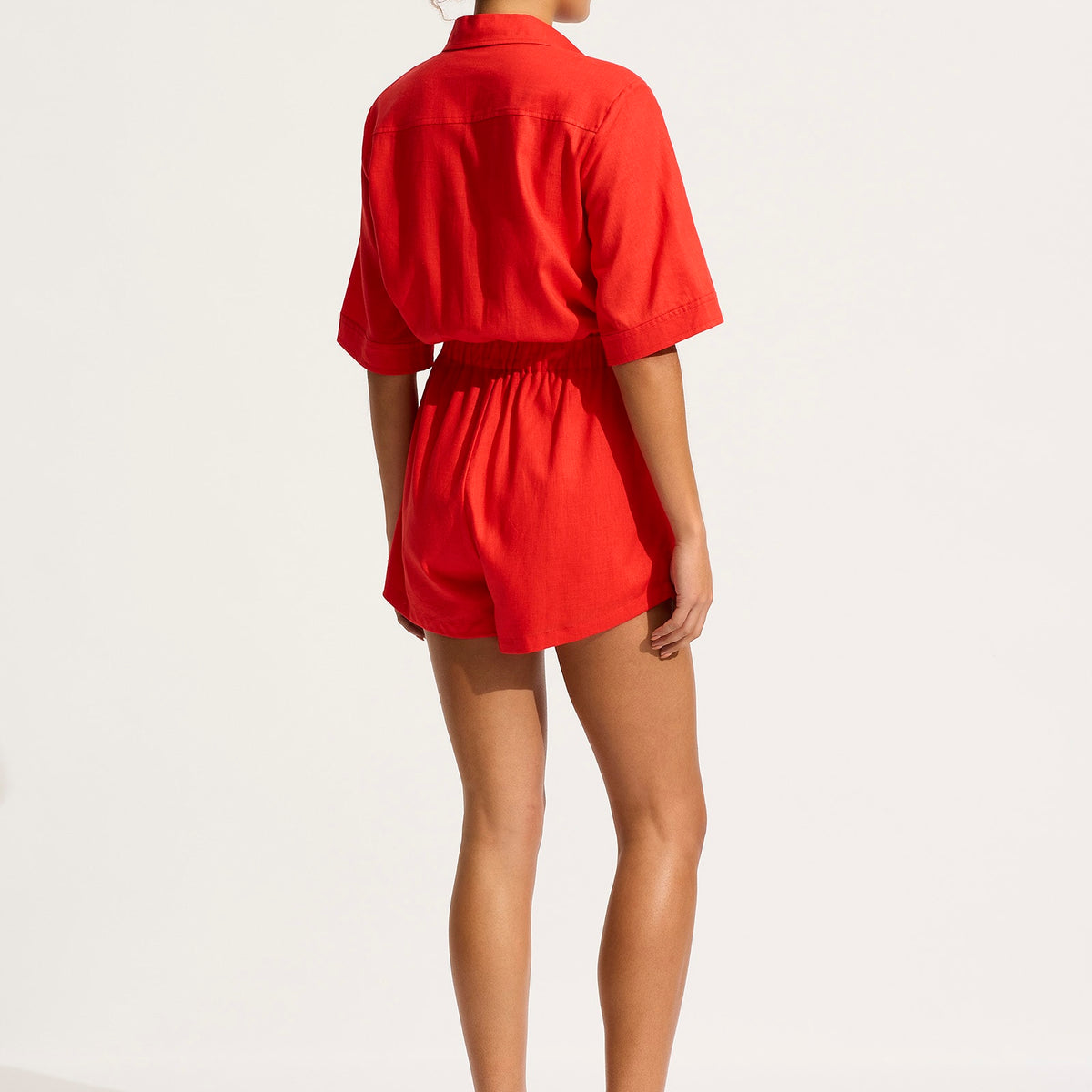 Sunside Playsuit - Flame – Seafolly United Kingdom